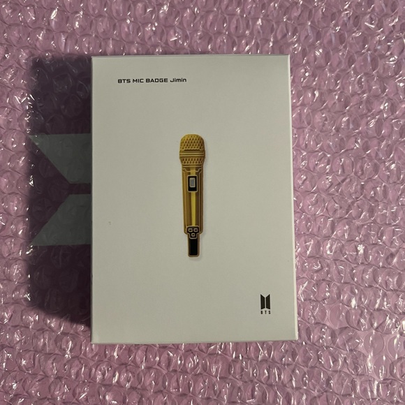 Other | Bts Jimin Mic Badge No Pcs | Poshmark